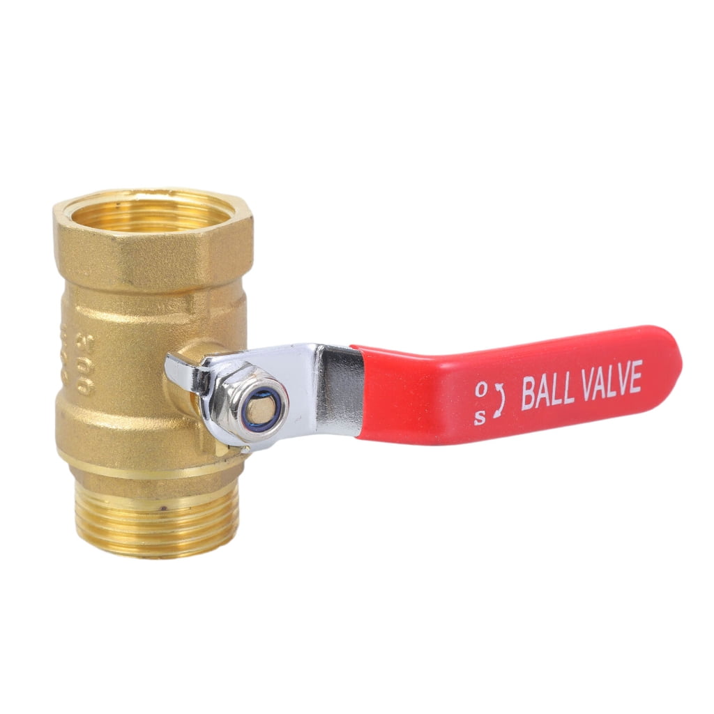 RYUJNDK 1inch Male Female Thread Connector Brass Ball Valves Water Pipe Fitting Shut Close ...