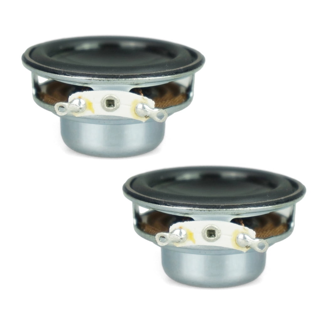 RYUJNDK 2Pcs 40mm 4Ohm 5W Full Ranges Speakers Stereo Woofer Loudspeaker Round Shape Replacement ...