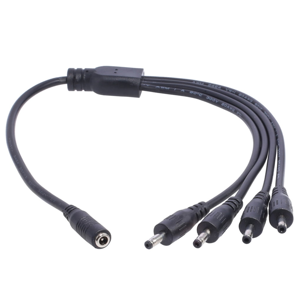RYUJNDK 3.5mm x 1.35mm Plug Splitter Adapter Cable, 1x Female Plug to ...