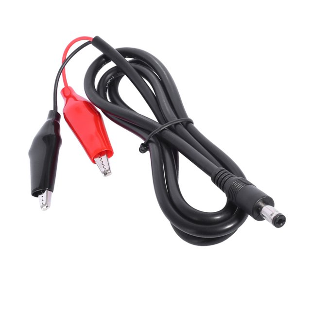 RYUJNDK 5.5x2.1mm Power Plugs Male Connector To Double Alligators Clip ...