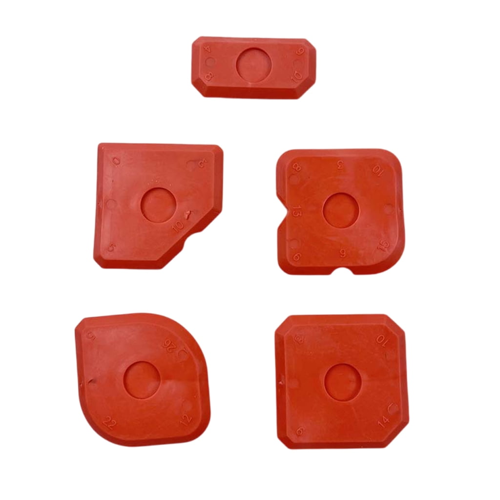 RYUJNDK 5 Pack Caulking Scrapers Set for Bathroom,Kitchen,Floor,Window ...