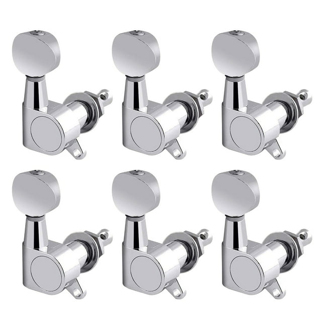 RYUJNDK 6Pcs Guitar String Tuning Pegs 3R+3L Tuner Machine Heads 1:14 ...
