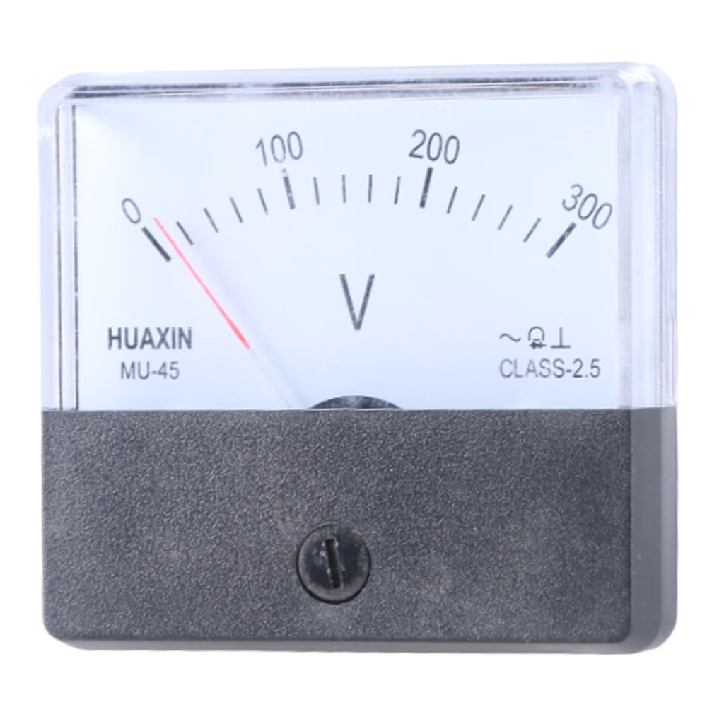 RYUJNDK AC0-300Volt AC0-450V VAnalog Voltmeter, Square/Round Panel Voltages Meter,Display the ...