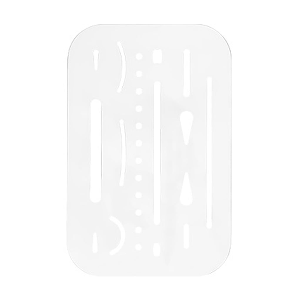 RYUJNDK Eraser Shield Metal Erasing Shield Drafting Tool Stainless ...