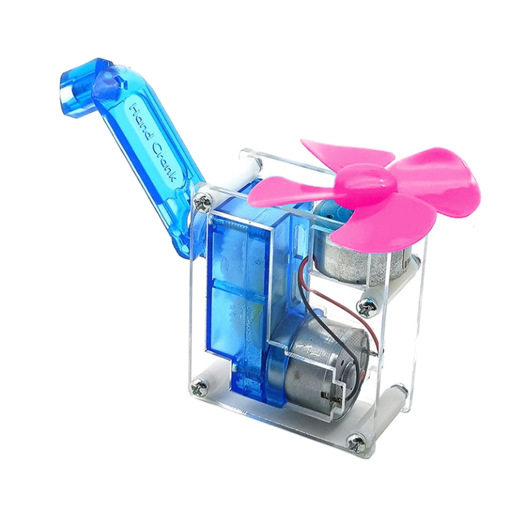 RYUJNDK Hand Generator Homemade Fan Model Generator Science Experiment ...