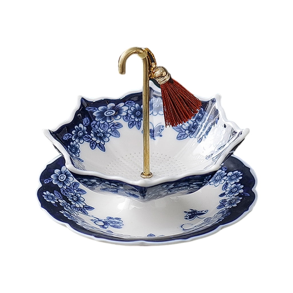 RYUJNDK High Temperatures Fired Ceramic Teas Filter Fine Porcelain Teas ...