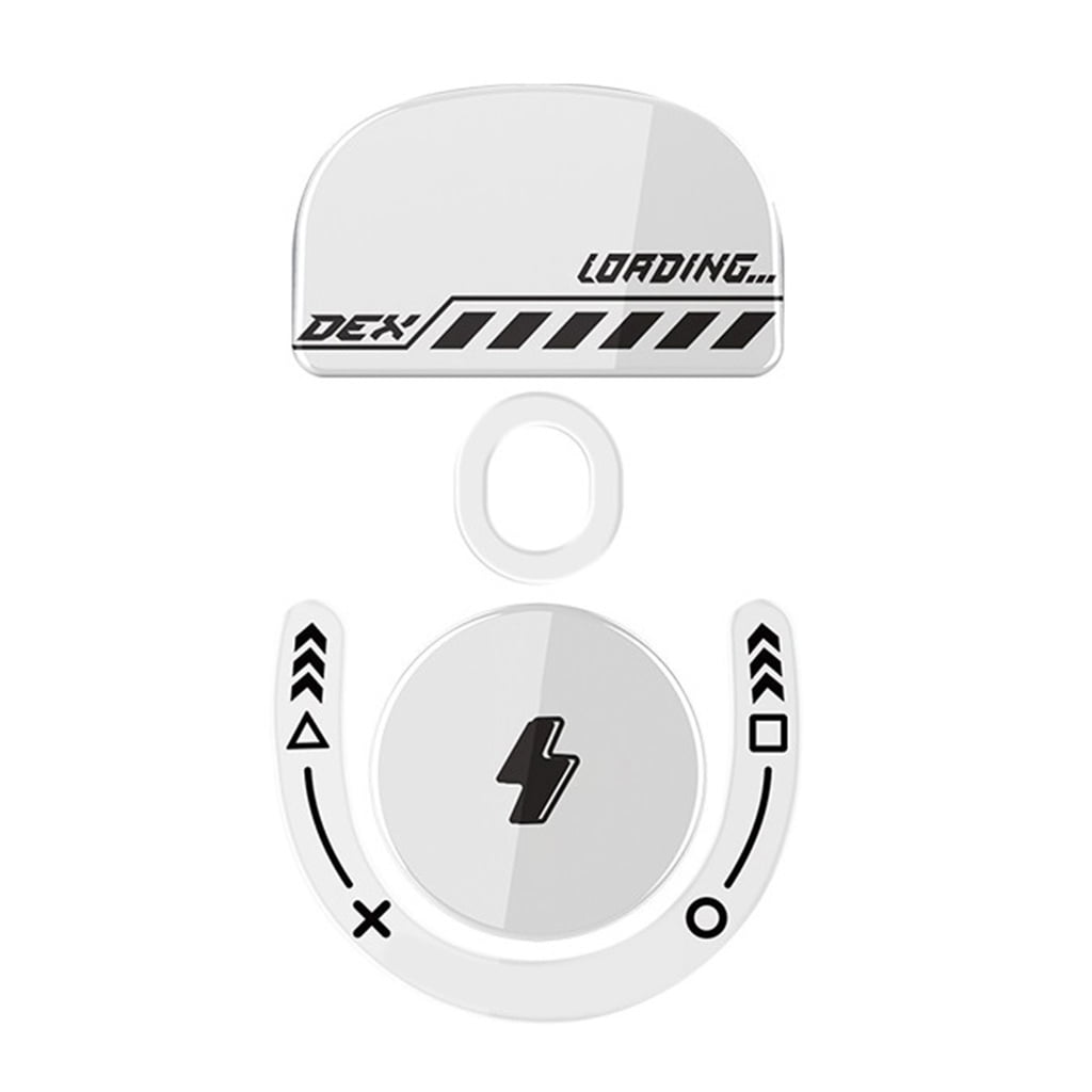 RYUJNDK Mouse Skates Feet Rounded Edges Glass Mouse Feet For GPW4 GPROX ...