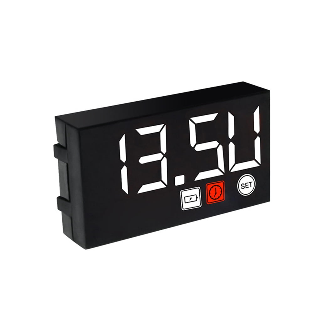RYUJNDK Multifunction Voltimetro Digital Time Clock Voltmeter DC12V LED ...