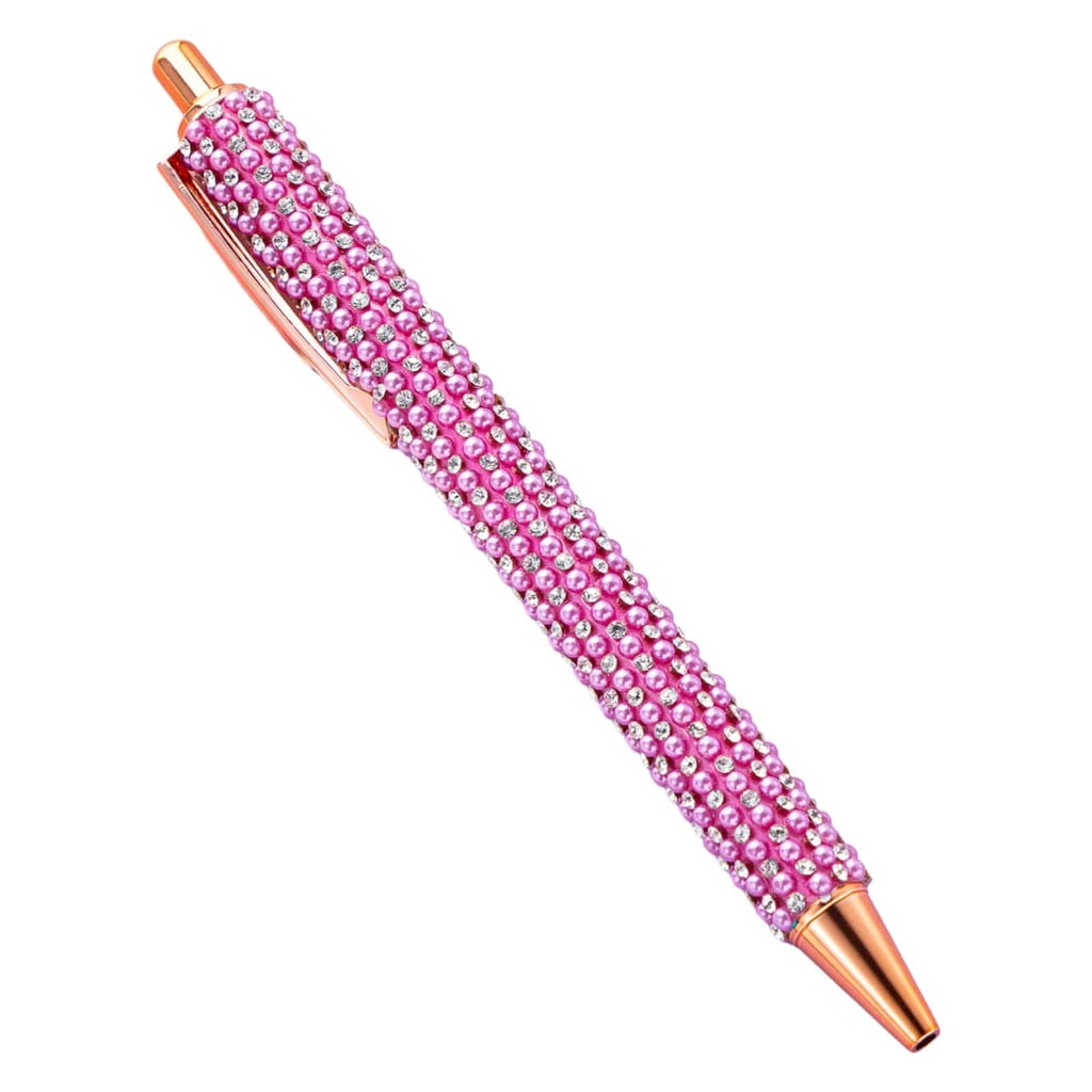 RYUJNDK Retractable Ballpoint Pen Small Beads Signing Pen Office Pen ...