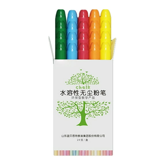 RYUJNDK Solid Water Chalk Washable Sidewalk Chalks Chalk for Schools ...