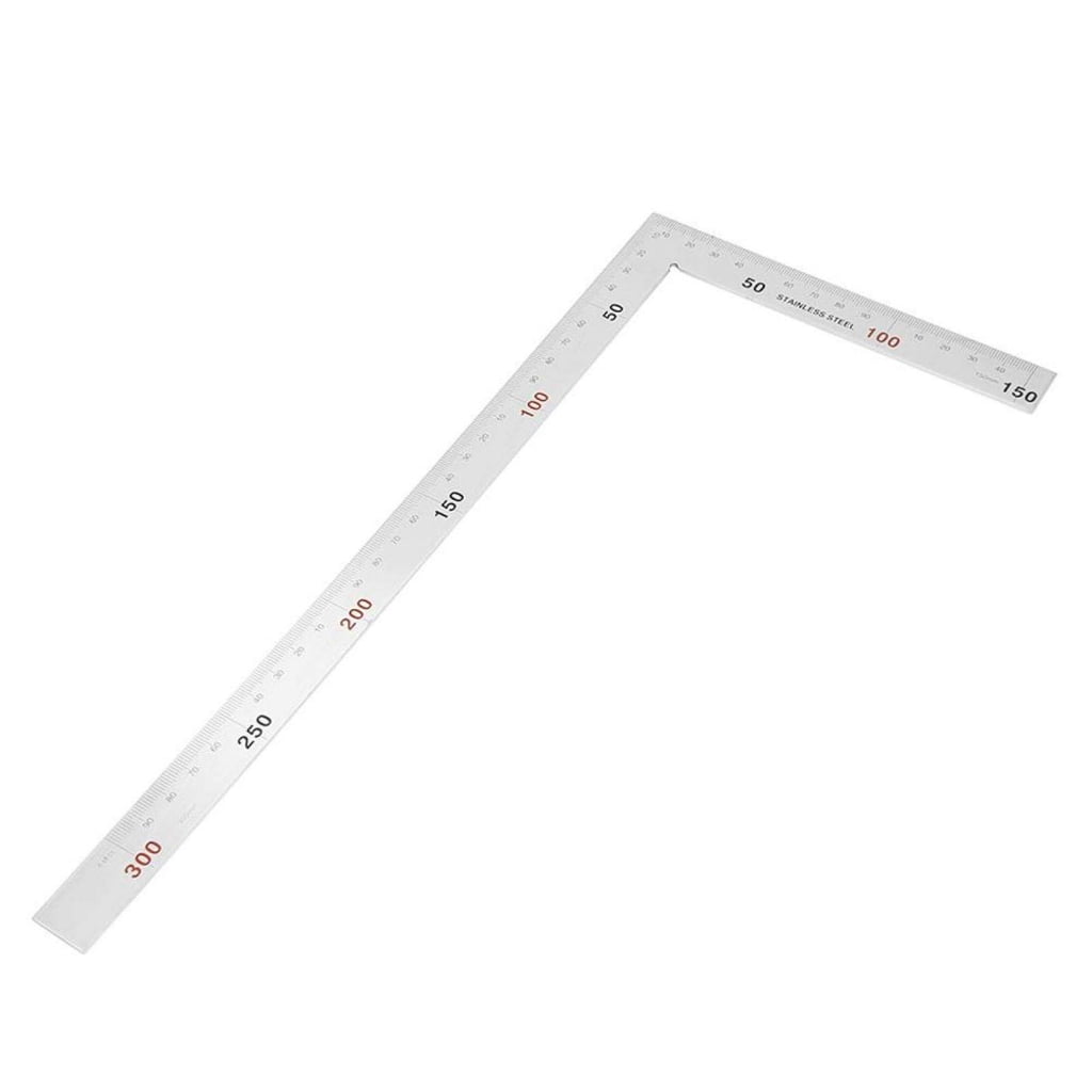 RYUJNDK Stainless Measure Ruler L Shape Right Angles Ruler 1.2 mm ...
