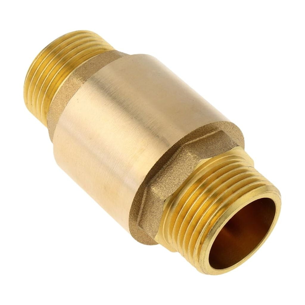 RYUJNDK Sturdy Brass 3/4 Inch Male x Female In Line Spring Check Valves ...