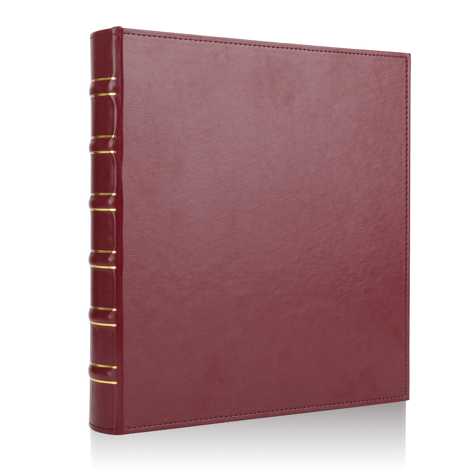 RYWESNIY Classical binder 1 Inch 3 Ring Binder Rings,Vintage Leather 3 ...