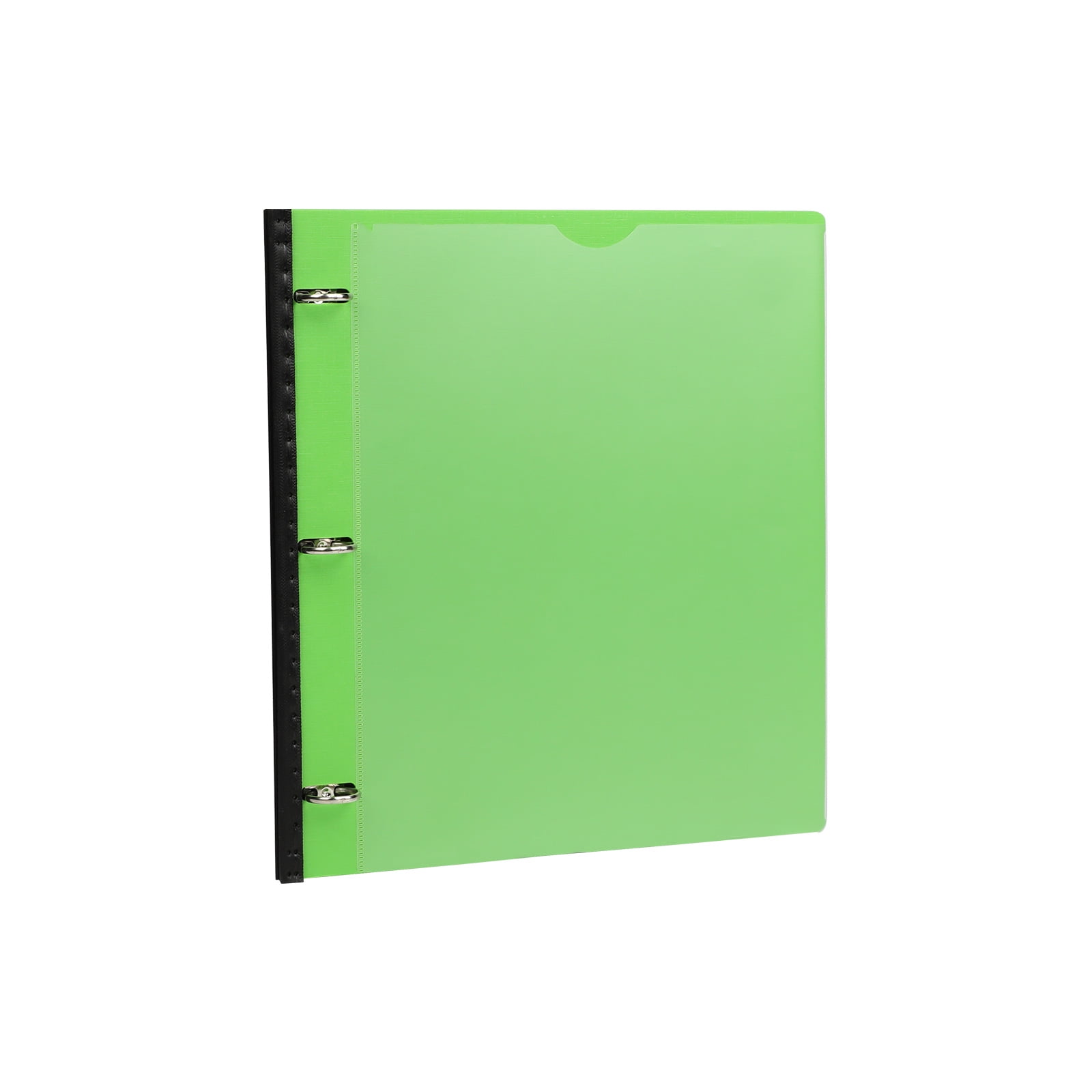 RYWESNIY Telescoping 3-Ring Binder Notebook, Green, with 5 Dividers and ...