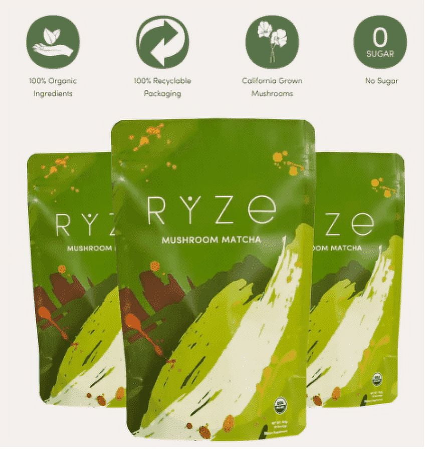 RYZ'E Mushroom Coffee - Contains many types of sleep superfoods to Help ...