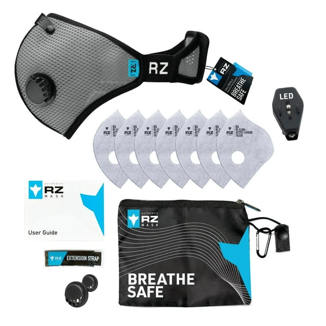 RZ Mask - M2 Superior Bundle Pack - Reusable Dust Mask With 8 Filters ...