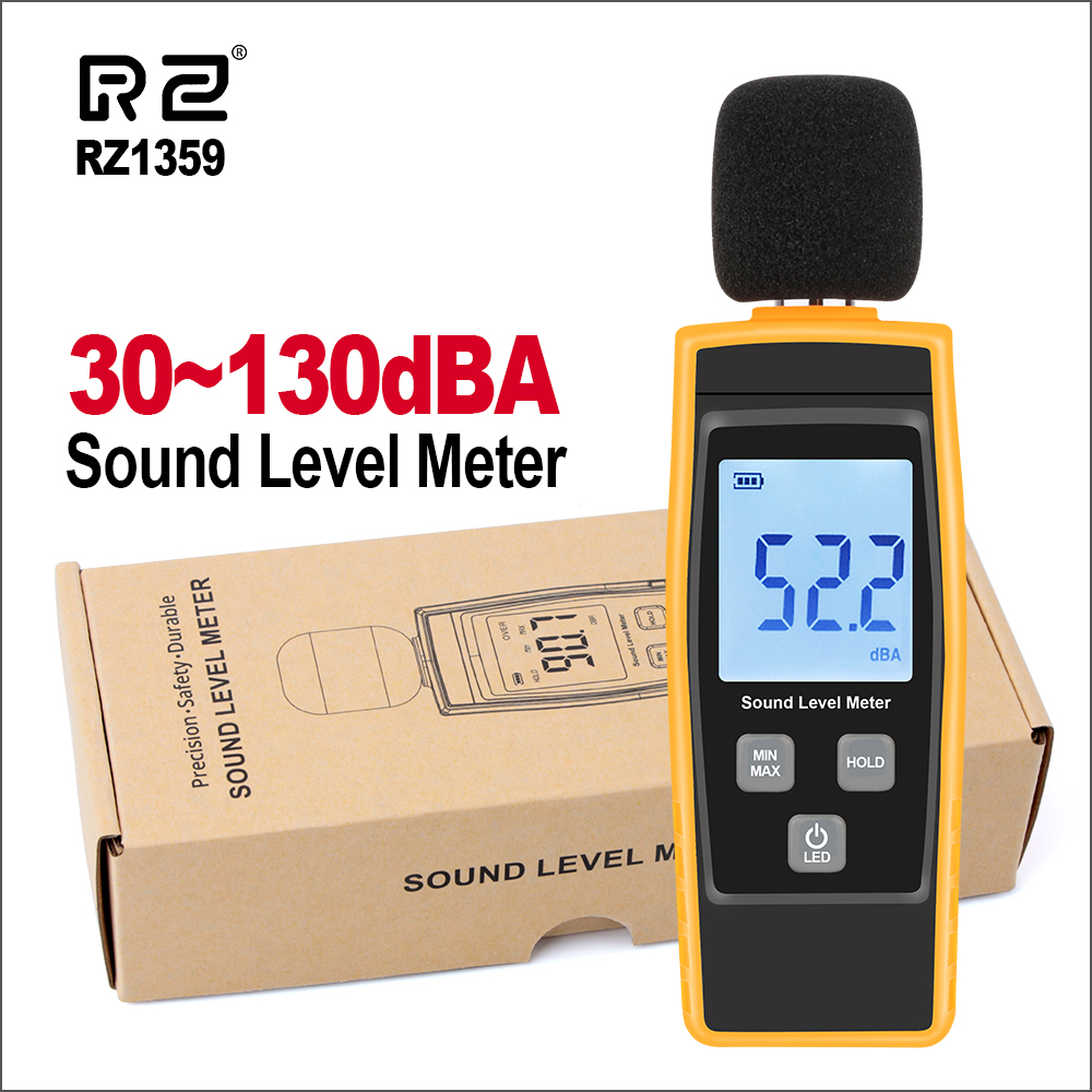 RZ Sound Level Meters Digital Sound Level Meter Sonometros Noise Audio ...