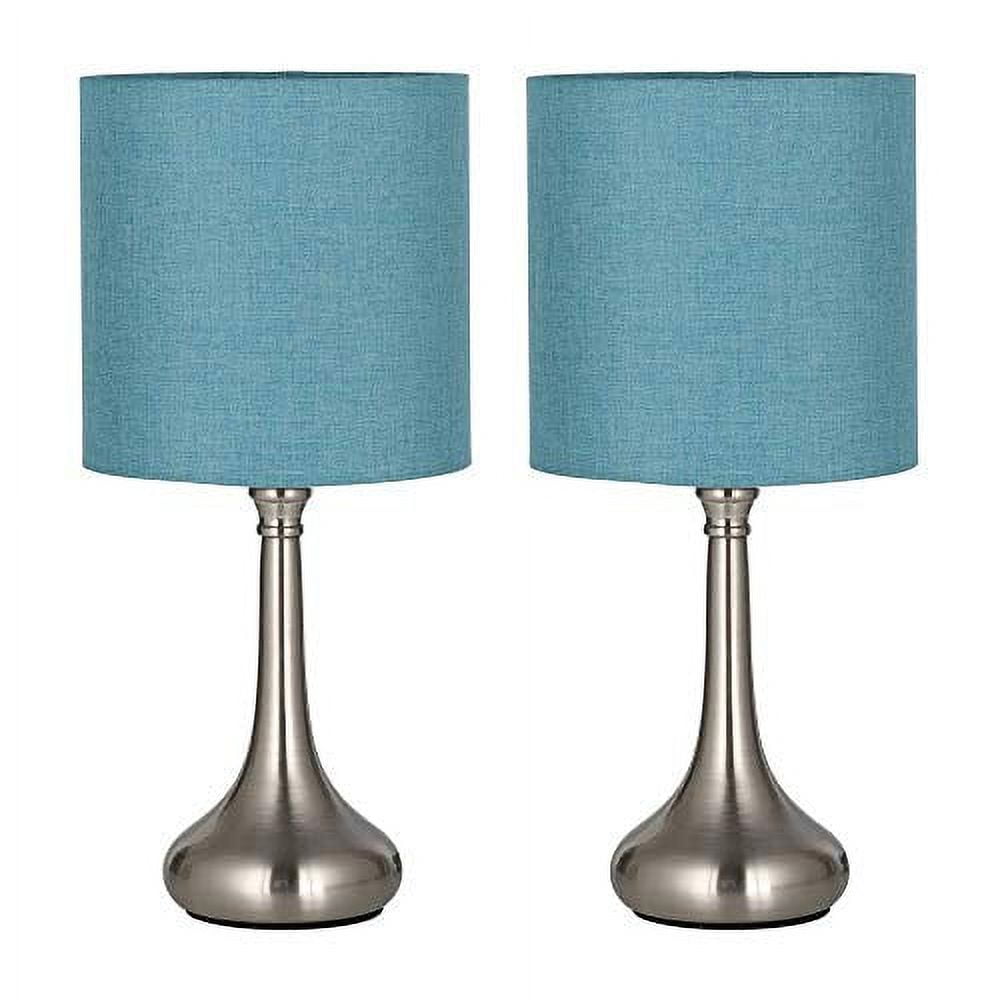 RZChome Blue Light Table Lamps Modern Table Lamps - Bedside Desk Lamp ...