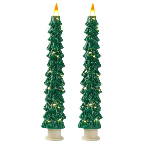 RZDLIZJ LED Candles Christmas Tree with Timer Function and Remote ...