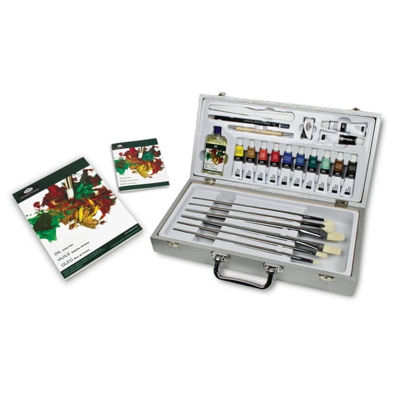 Royal & Langnickel Essentials™ 27pc Oil Paint Zen Brush Travel Art Set ...