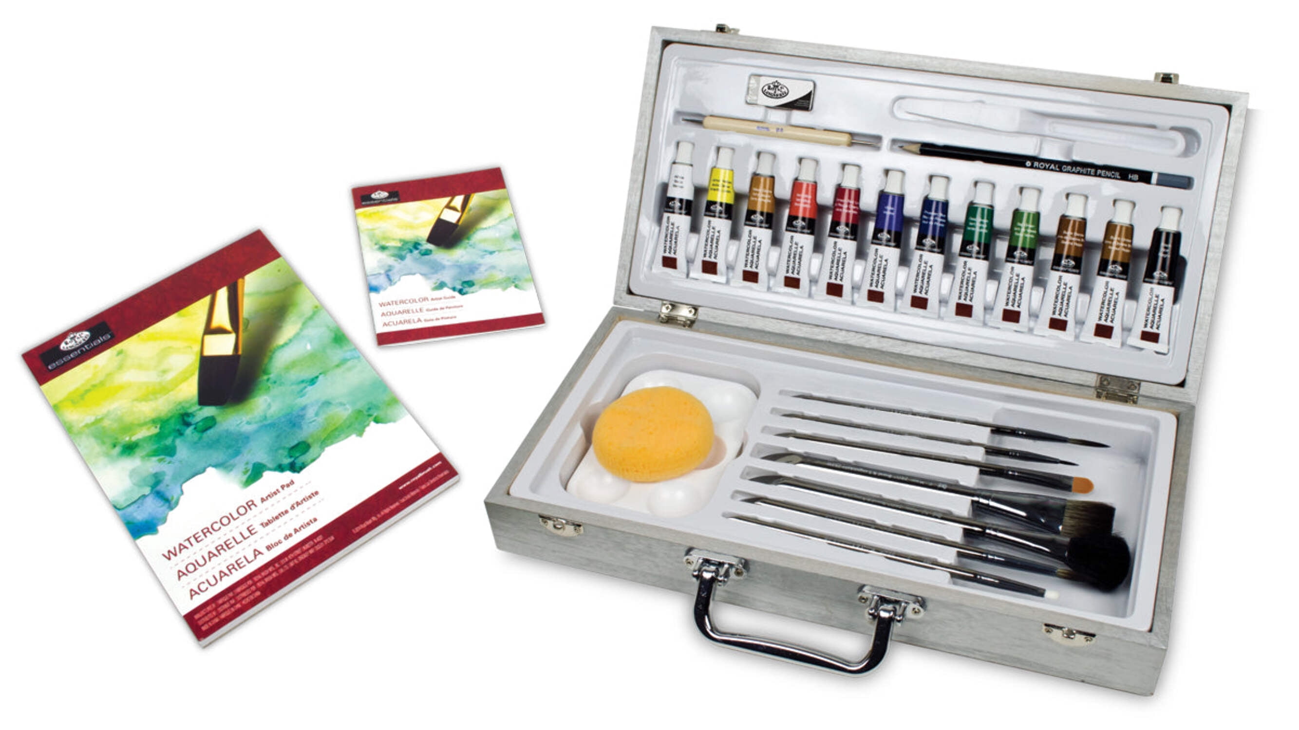 Royal & Langnickel Essentials™ 29pc Watercolor Paint Zen Brush Travel ...