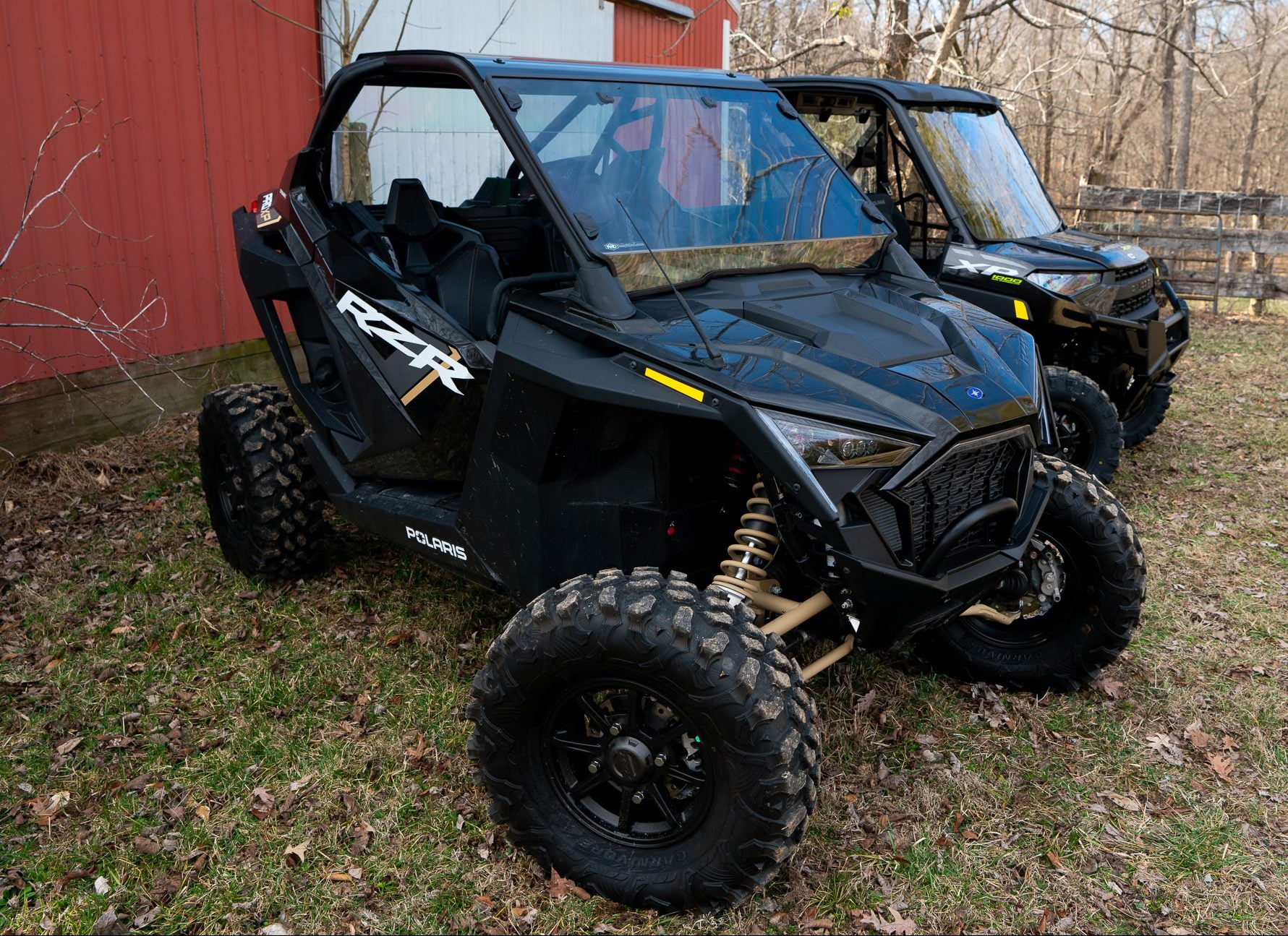 RZR XP Pro Windshield (with factory Polaris metal roof) •Fits 2020-Up ...