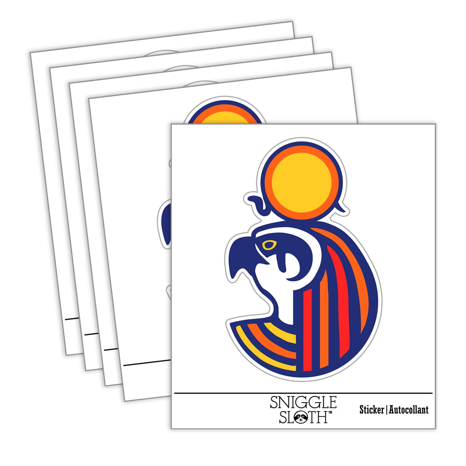 Ra Head Egyptian God of the Sun Car Window Bumper Water Bottle Phone ...