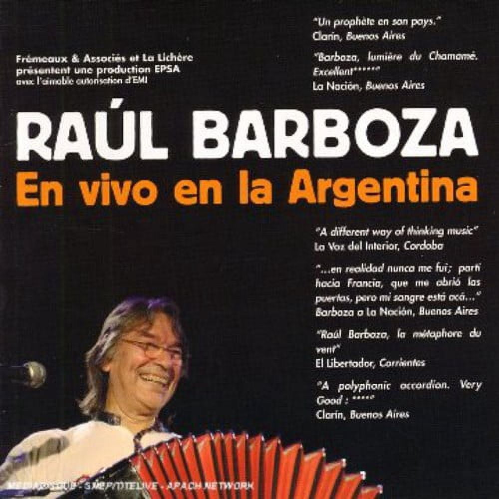 Raúl Barboza - En Vivo En La Argentina - Music & Performance - CD ...
