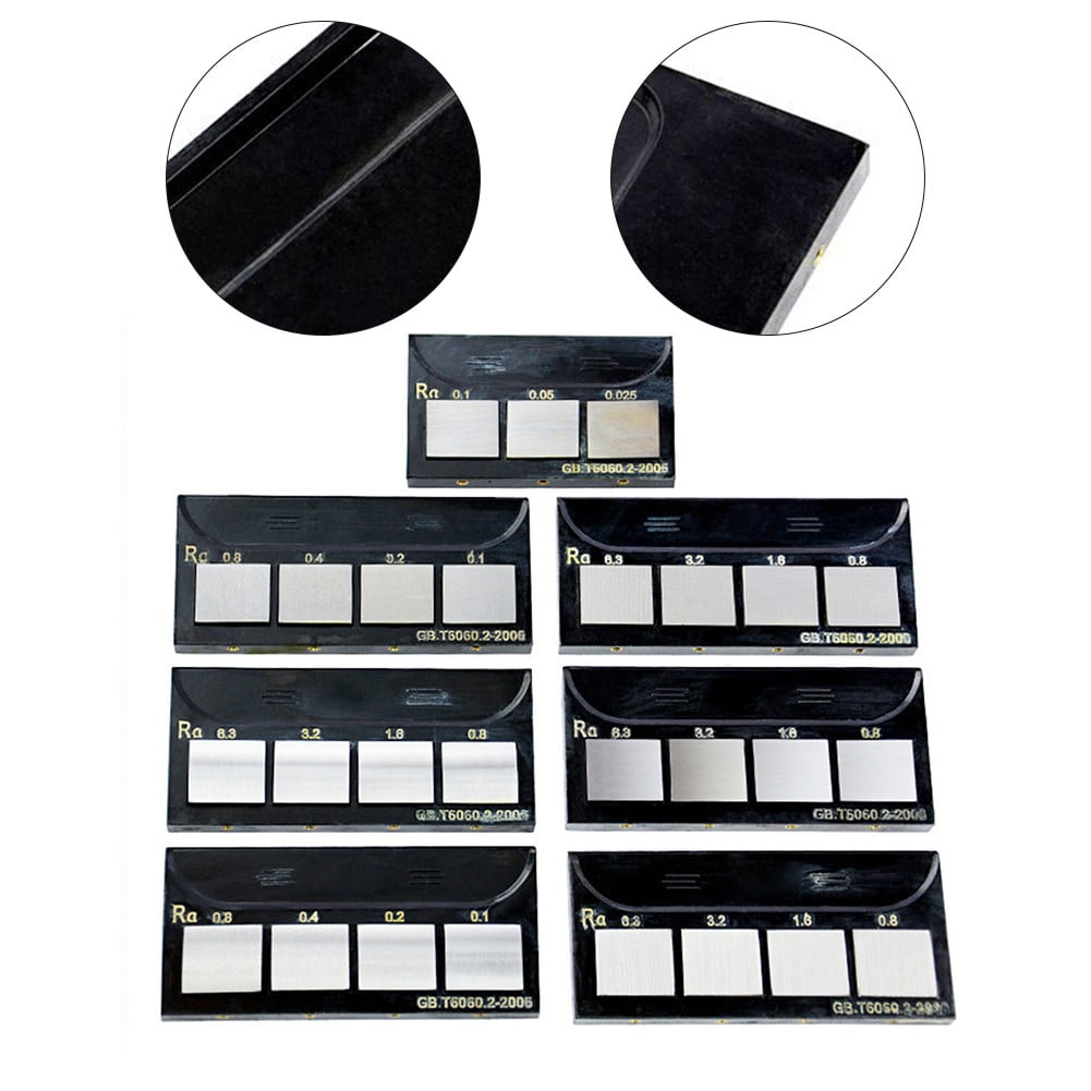 Ra0.8-6.3 Roughness Comparison Sample 0.025-0.1 Flat External Polishing Sample Planer - Walmart.com
