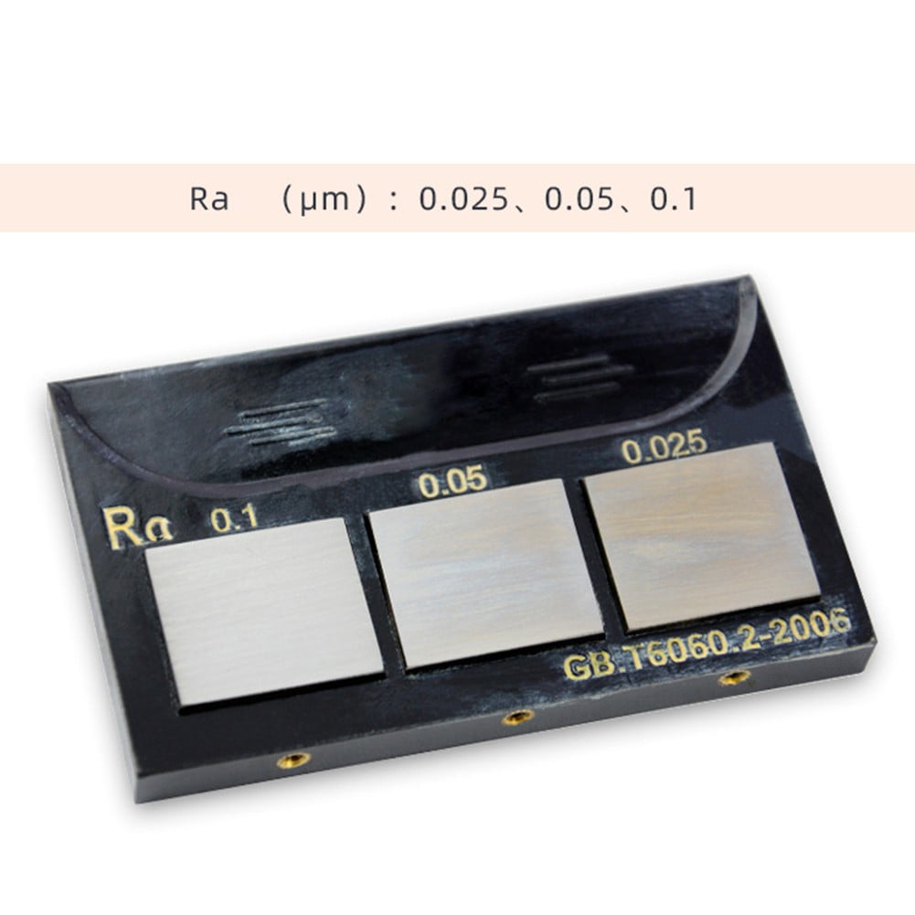 RA0.8-6.3 Roughness comparison sample 0.025-0. Flat external polishing sample grinding - Walmart.com