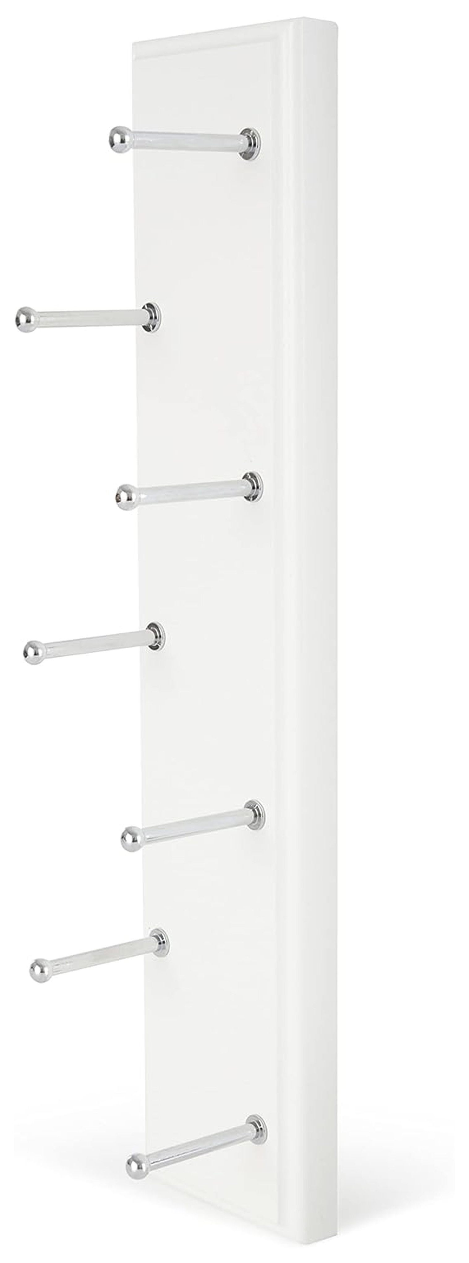 Ra1202 Sliding Belt Rack, 6 , White - Walmart.com