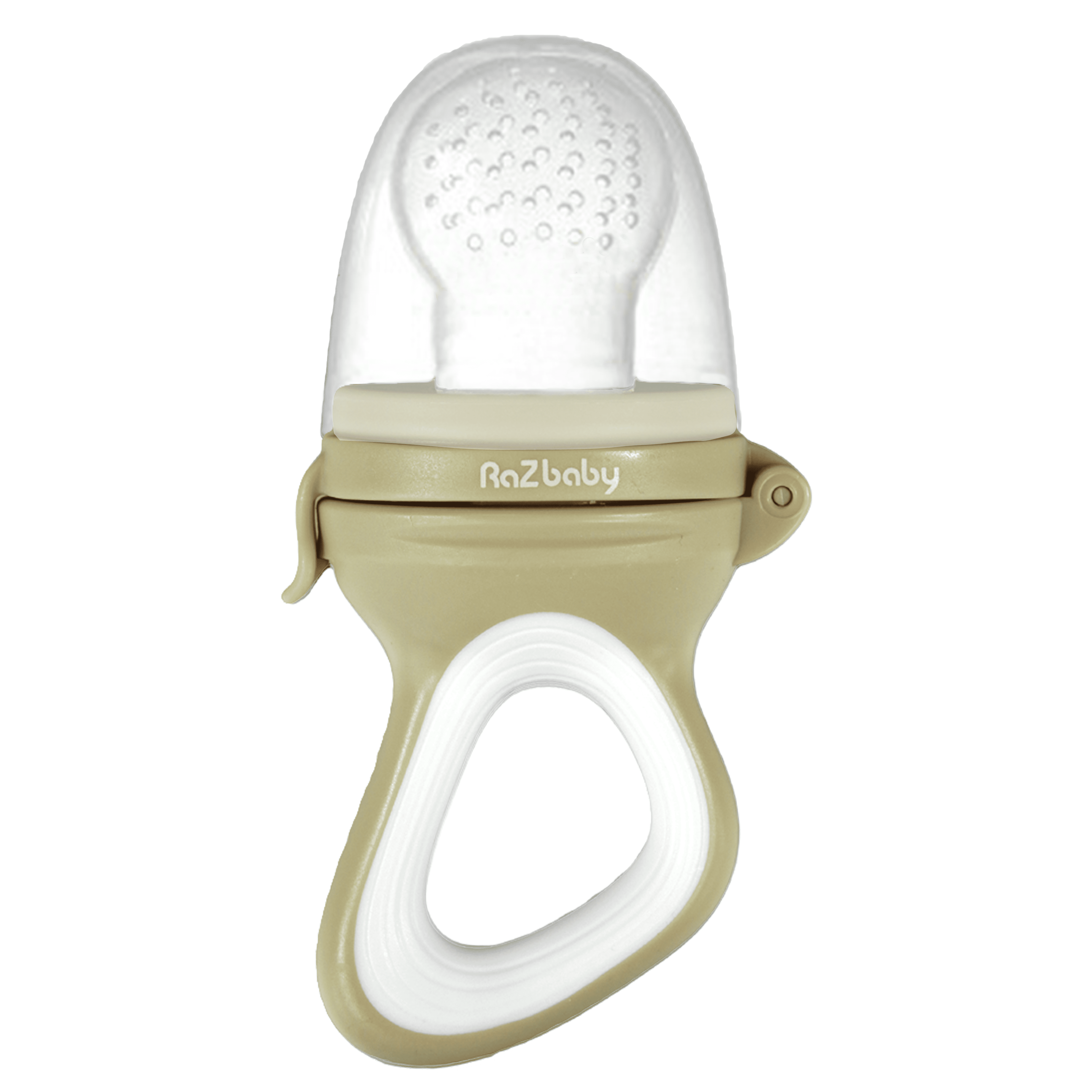 RaZbaby Fruit Feeder/Teether 6m+, Add Frozen Fruit or Fresh Food ...