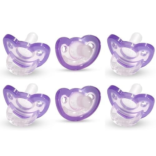 RaZbaby Jollypop Pacifier for Newborns & Up, USA Made, Natural Shaped ...
