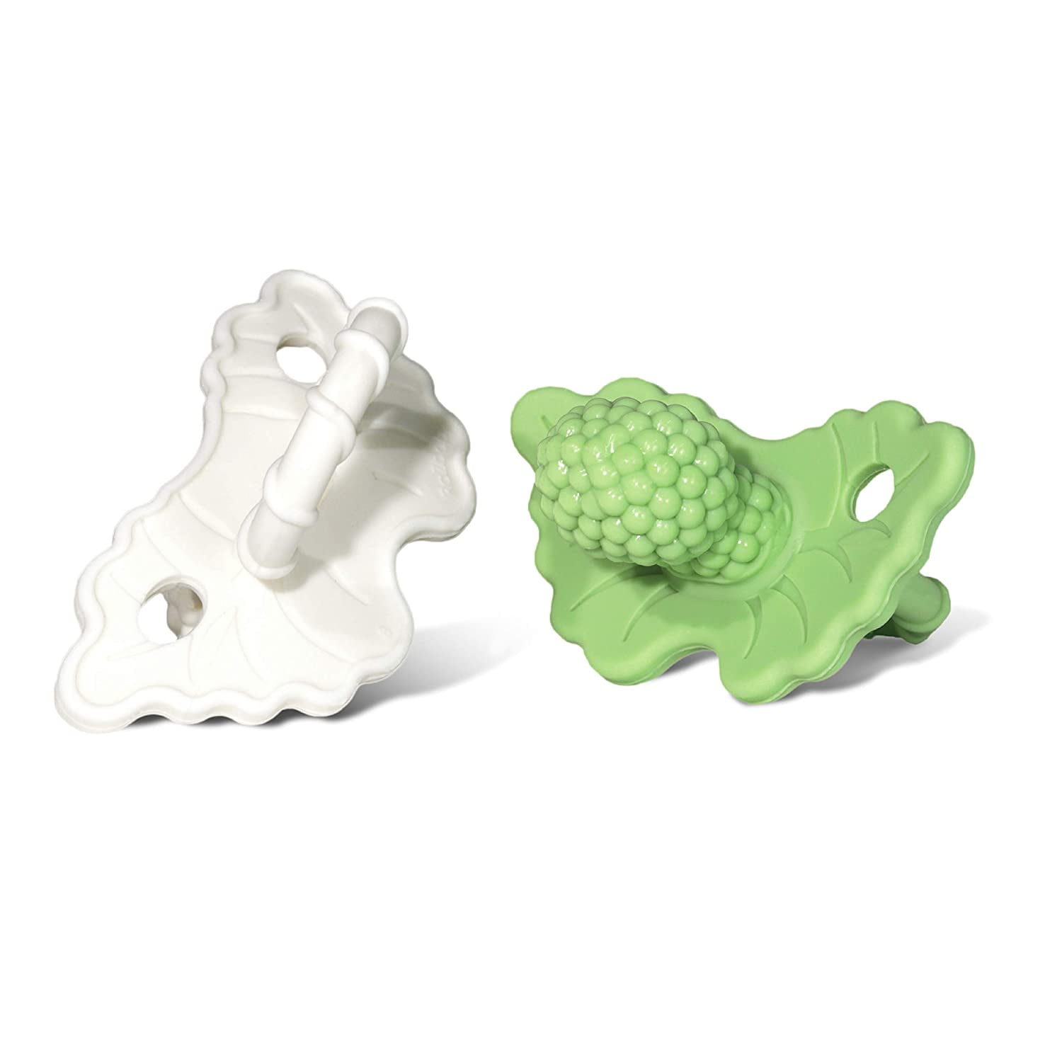 RaZbaby RaZberry Teether 3m+ (2 Pack) - Soft Silicone, BPA Free, Easy ...
