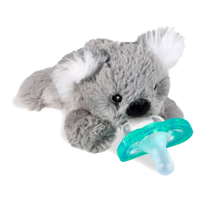 RaZbaby RaZbuddy Paci Holder - Detachable JollyPop Pacifier 0m+ - Koala ...