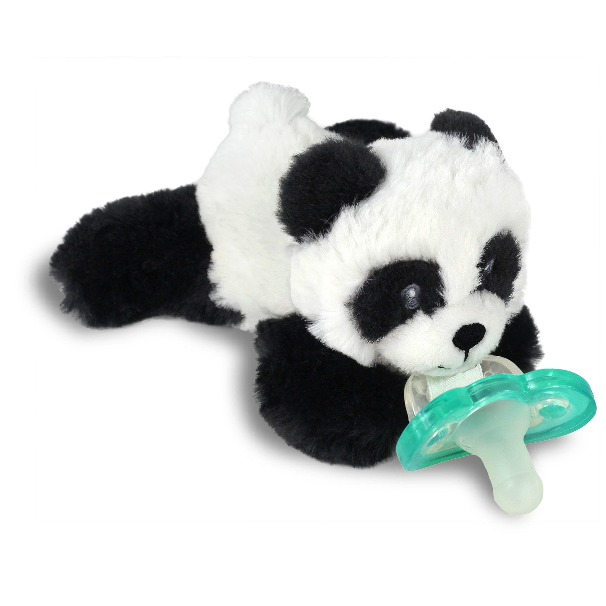 RaZbaby RaZbuddy Panda Pacifier Holder, Detachable JollyPop Pacifier ...
