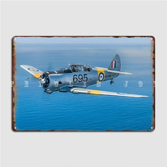 Raaf Wirraway Metal Plaque Poster Home Club Vintage Garage Decoration ...