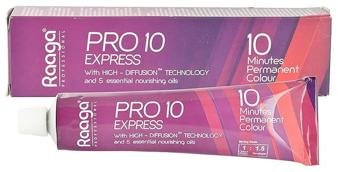 Raaga Professional Pro 10 Hair Color - Natural Brown, 90 g - Walmart.com
