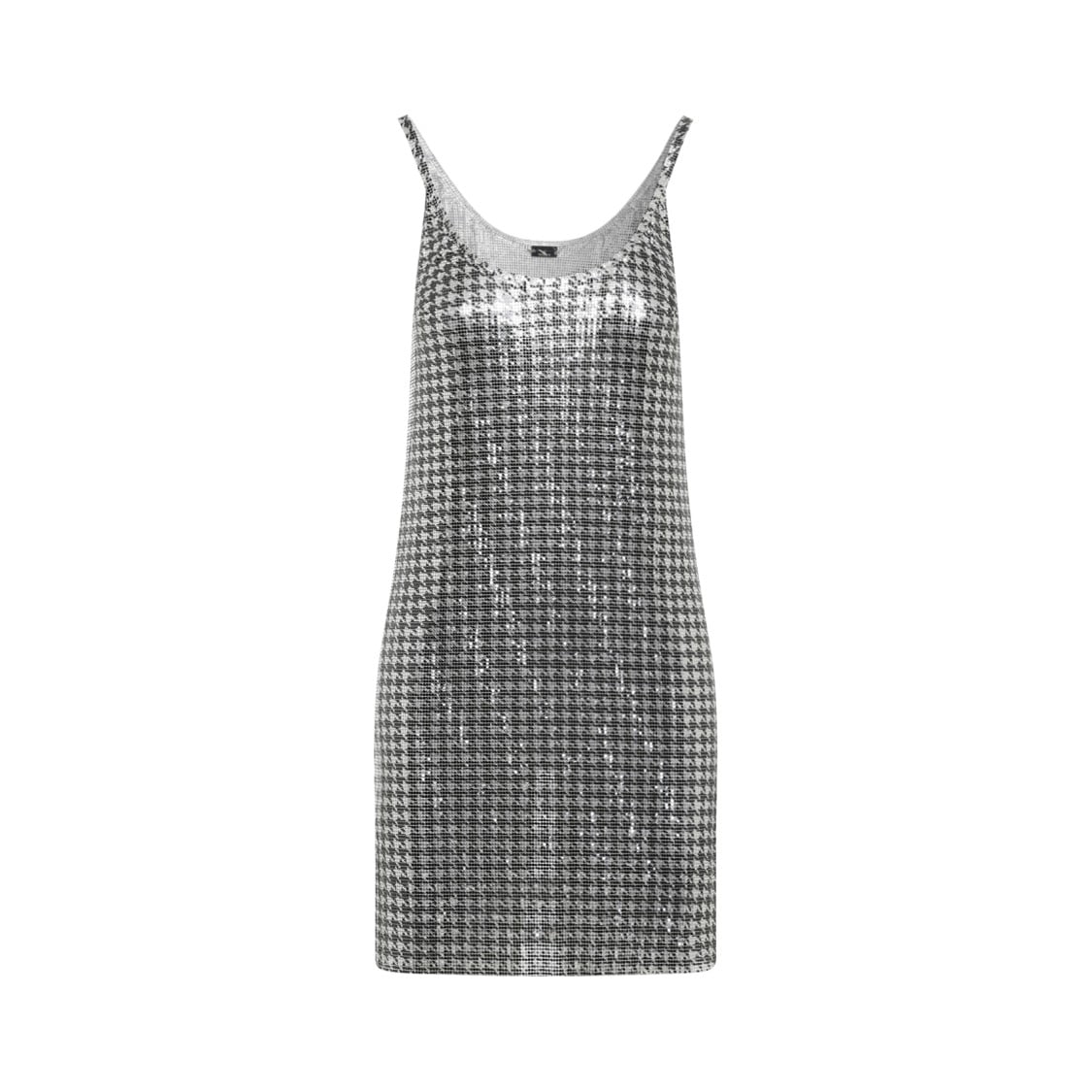 Rabanne Metallic Aluminum Mini Dress With Futuristic Design And ...