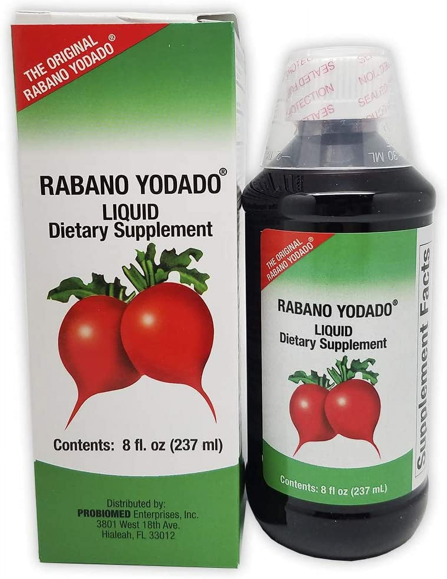 Rabano Yodado De "El Salvador" 8 oz. Dietary Supplement - Walmart.com