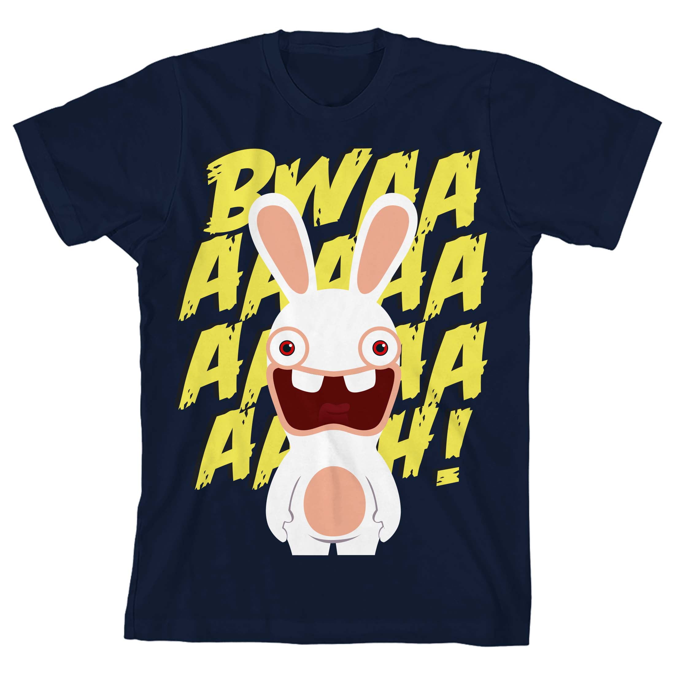 Rabbids Bwaah! Boy's Navy T-shirt-XS - Walmart.com