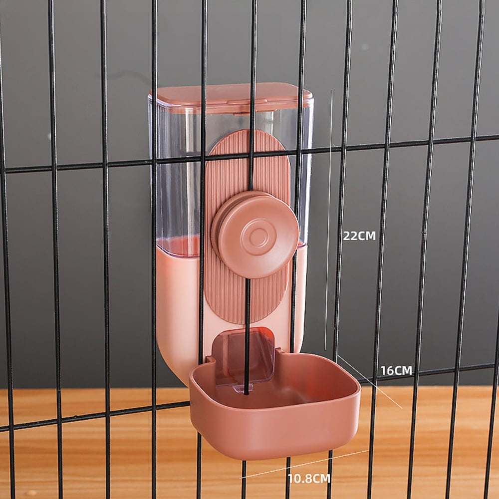 Rabbit Automatic Food Dispenser, Hanging Gravity Feeder for Cages, 29 ...