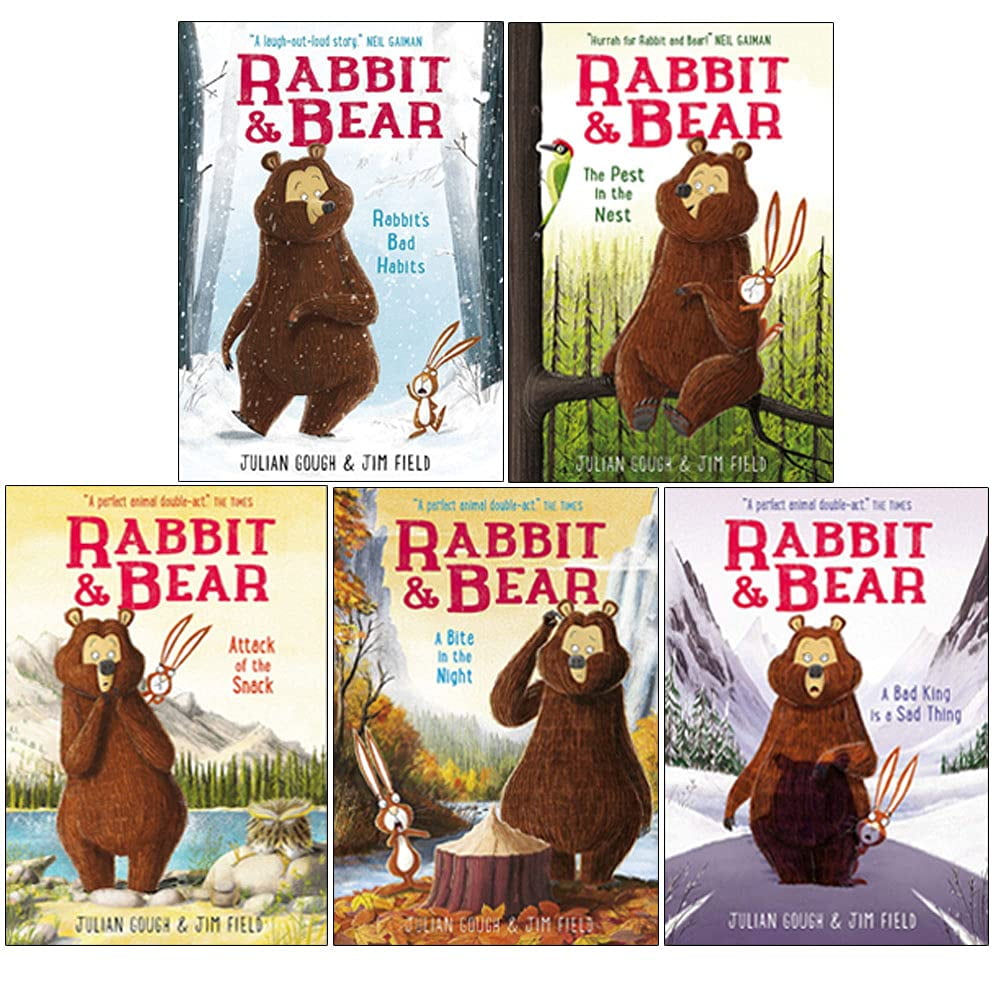 Rabbit and Bear Series 5 Books Collection Set By Julian Gough (Rabbit's ...