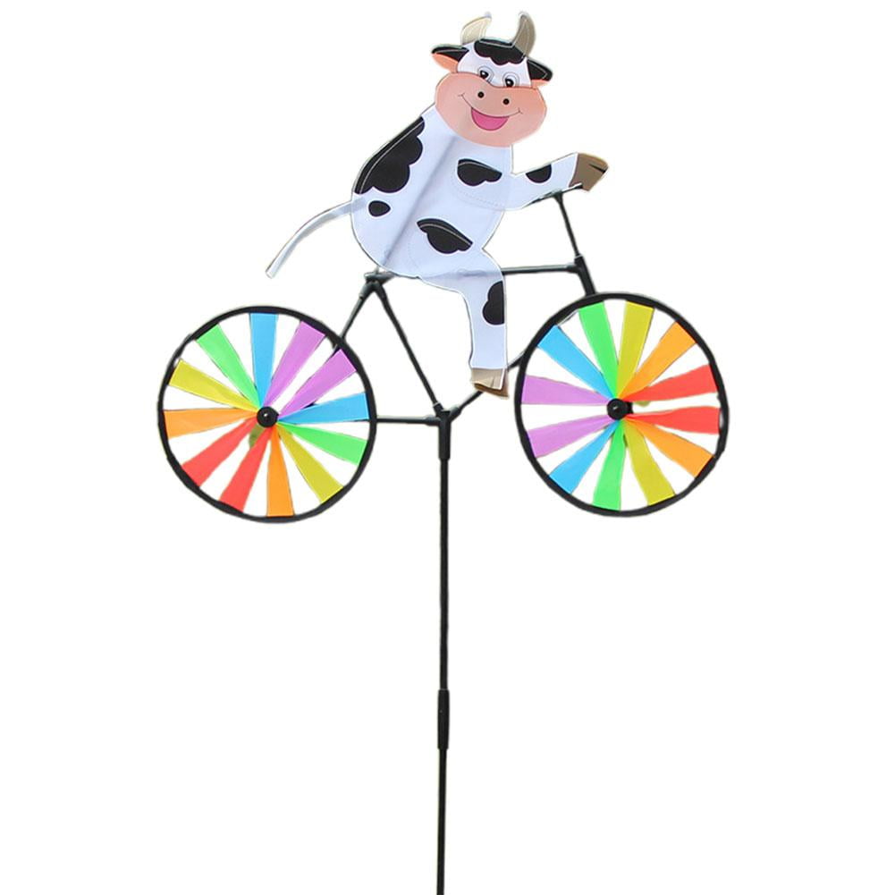 Rabbit Bee Tiger On Windmill Animal Wind Spinner Whirligig Garden ...