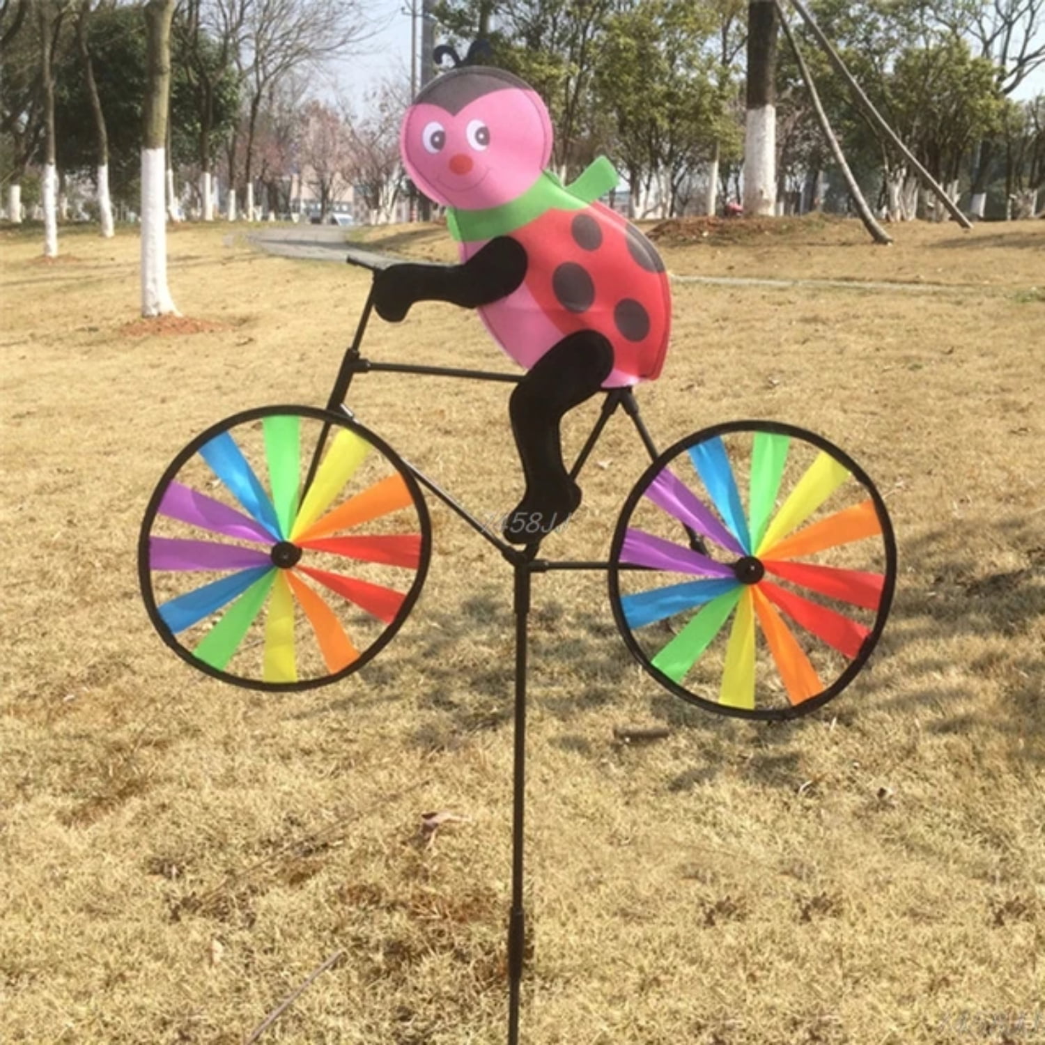 Rabbit Bee Tiger on Bike DIY Windmill Animal Bicycle Wind Spinner ...
