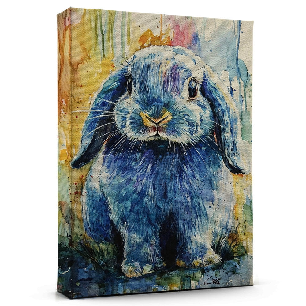 Rabbit Blue French Lop Pictures Wall Decor - Colorful Rabbit Blue ...