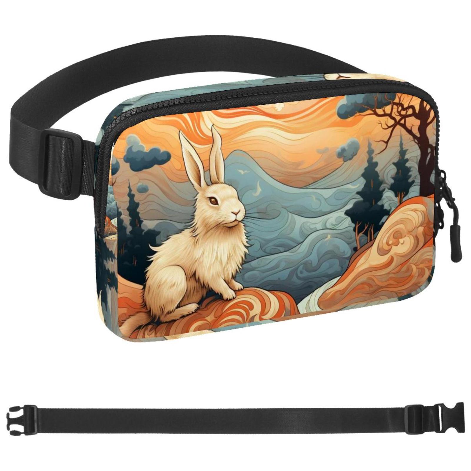 Rabbit Bunny Waist Pack for Running Fanny Pack for Women and Men ...