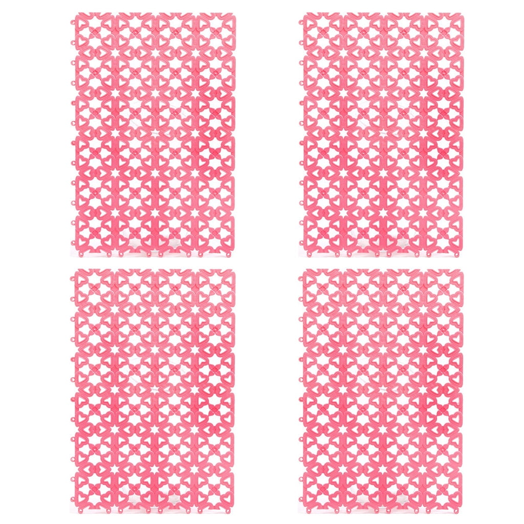 Rabbit Cage Mats Plastic Feet Resting Pads 4 Pack Set for Bunny Hamster ...