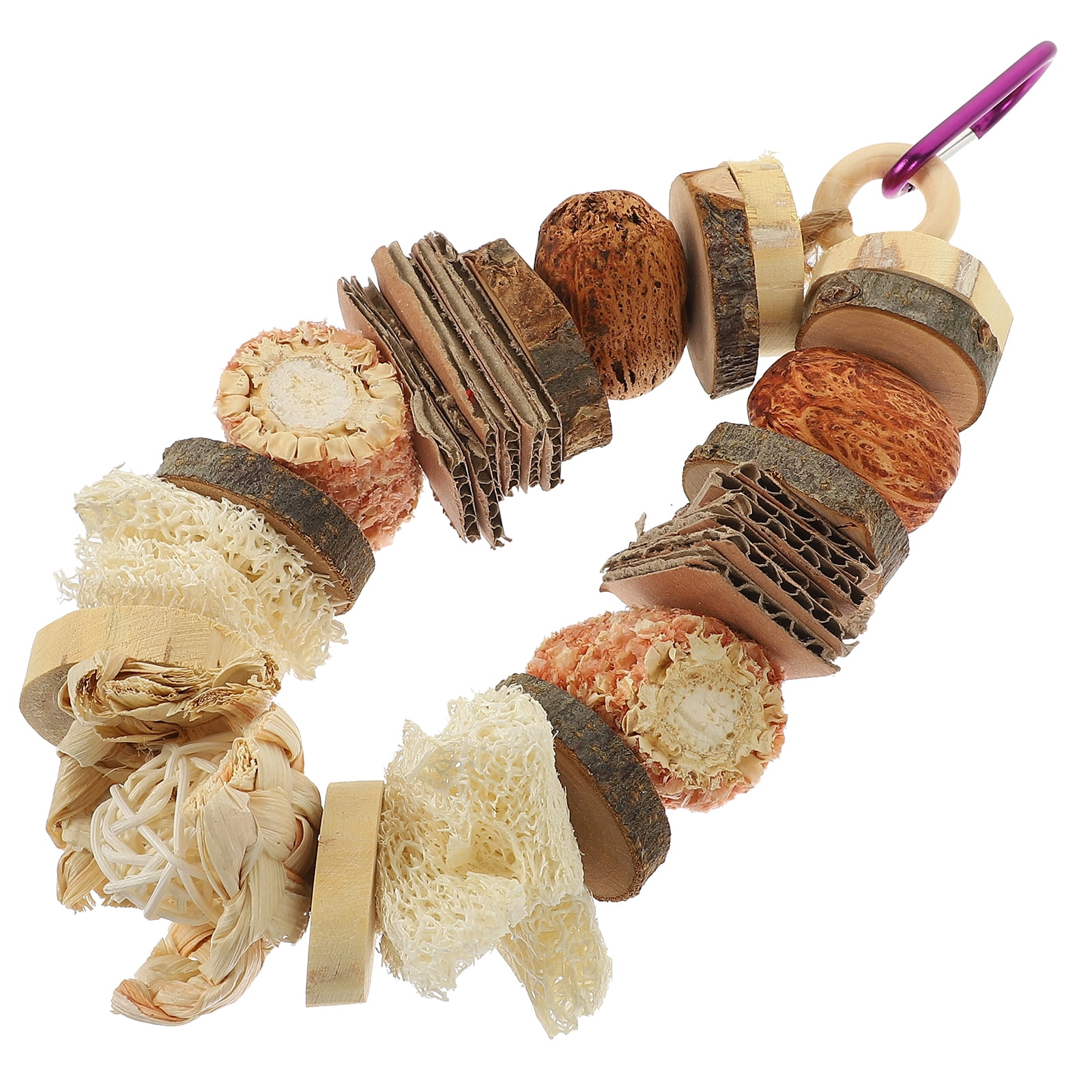 Rabbit Chew Toys Wooden Hanging String Squirrels Molar Chinchillas ...