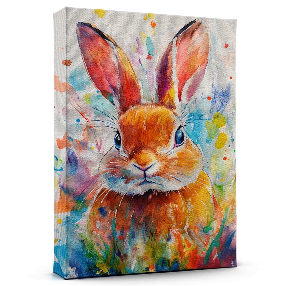 Rabbit Cinnamon Canvas Wall Art Animal Decor, Rabbit Cinnamon Canvas ...